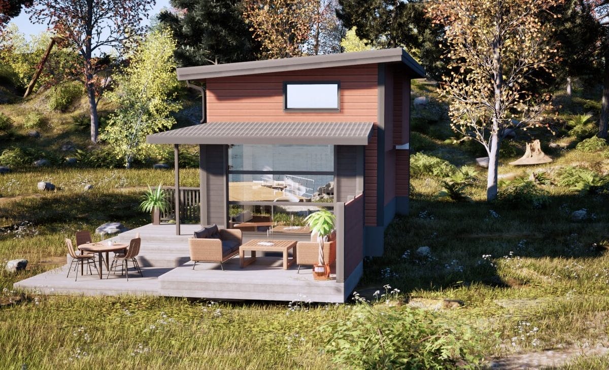 Extra stort attefallshus